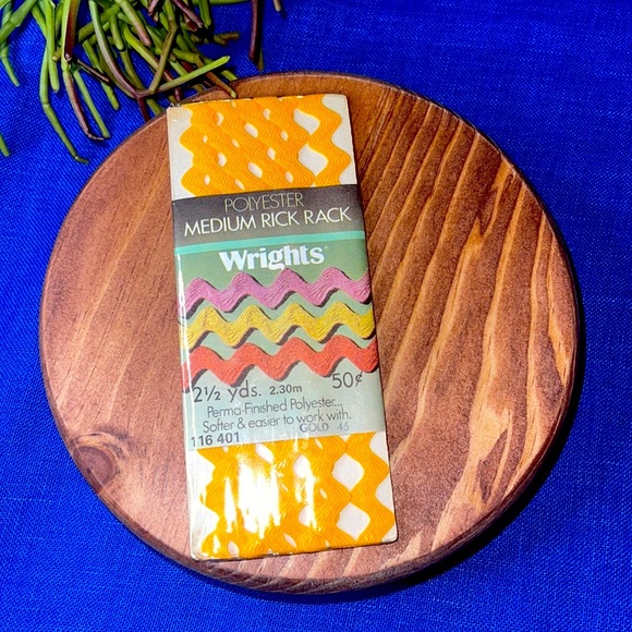 Wrights | Art | Vintage 25 Yards Wrights Medium Poly Rickrack Rick Rack ...